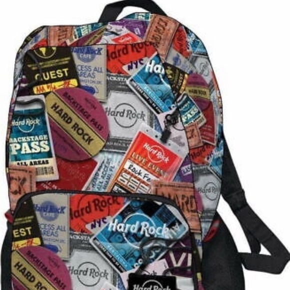 Hard Rock Cafe | Bags | Hard Rock Cafe 220 Backstage Pass Print ...